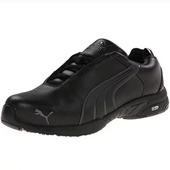 Puma | Shoes | Puma Safety Womens Velocity Low Steel Toe Black Leather ...